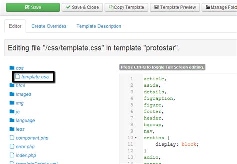 How To Manage Templates Joomla Tutorial FastComet