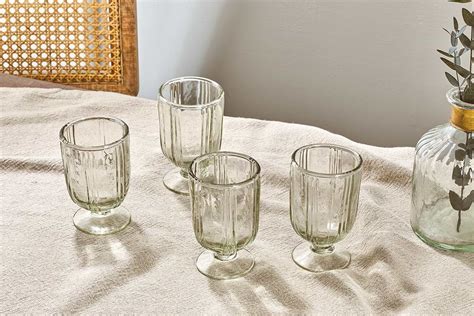 Sigiri Small Wine Glass Clear Set Of 4 Nkuku