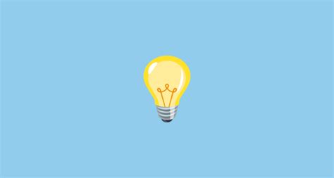 💡 Light Bulb Emoji On Joypixels 30