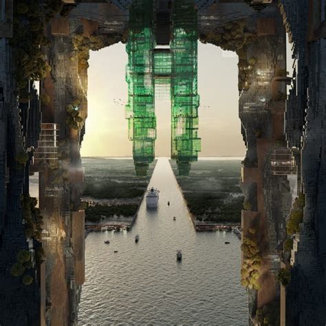 THE LINE NEOM S Vertically Layered Community