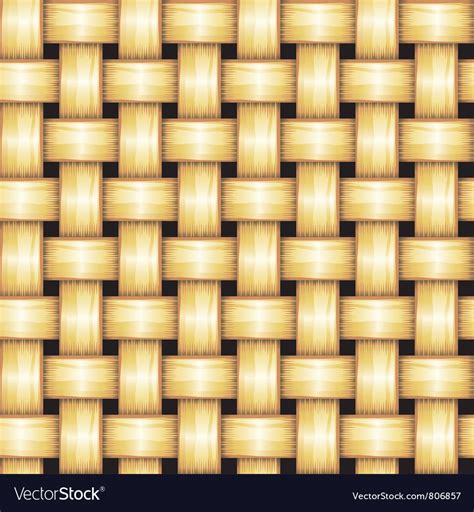 Rattan Seamless Texture Royalty Free Vector Image