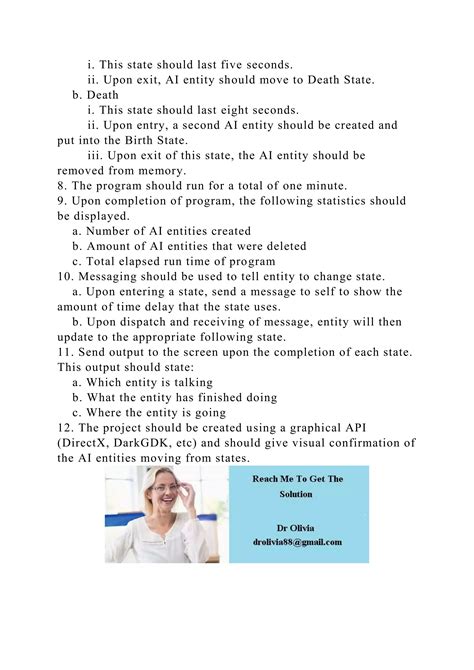 1 Create An Entity Generator Class This Class Should A Cdocx