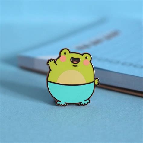 Hop Into Style With Our Adorable Cute Frog Enamel Pin Toastedink
