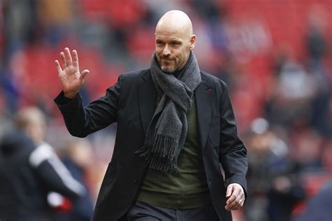 Ajax Coach Erik Ten Hag In Gesprek Met Manchester United Foto Ednl