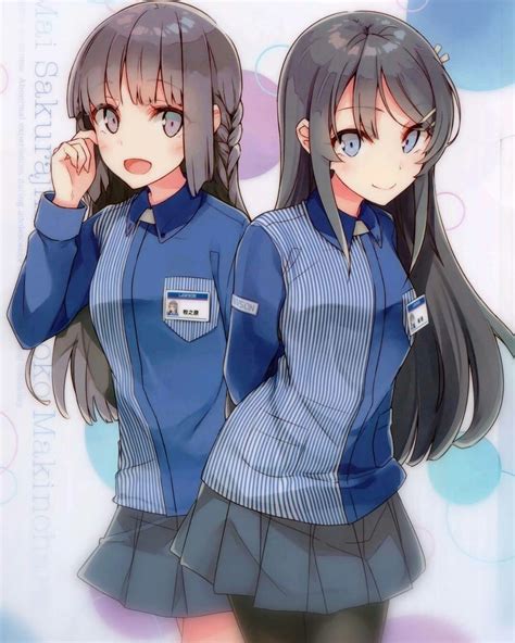 Pin De Cesar Vasquez En Mai Sakurajima Dibujos Japoneses Foto Monos