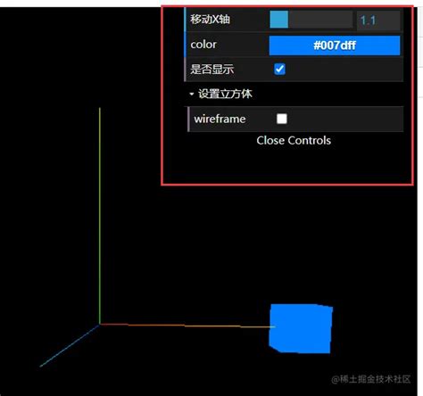 threejs基础 从零创建一个运动的立方体 掘金