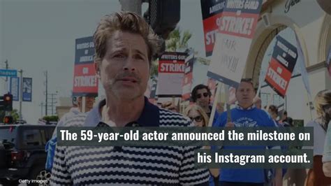 Rob Lowe Celebrates 33 Years Sober Fox 8 Cleveland Wjw