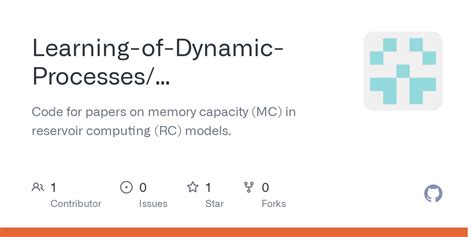 Github Learning Of Dynamic Processesmemorycapacity Code For Papers On Memory Capacity Mc