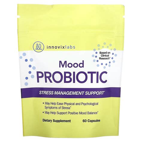 Innovixlabs Mood Probiotic Mood Support Supplement 60 Capsules