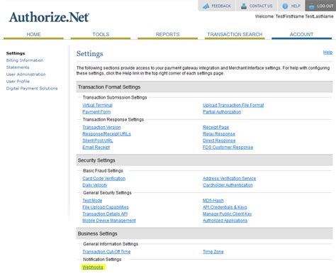 Using Authorizenet Accept Hosted With Aeon Atlas Systems