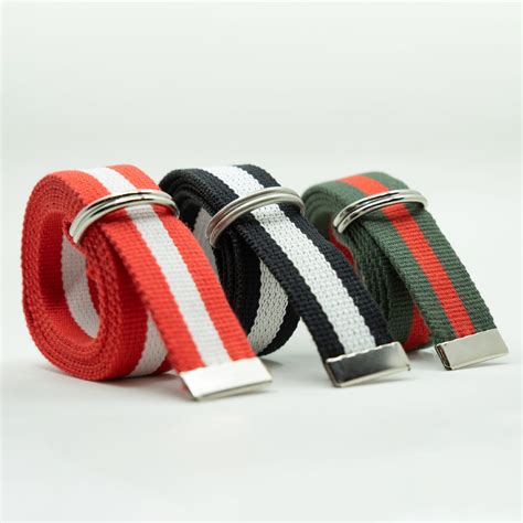 Custom Canvas Web Belts Loopi Belts