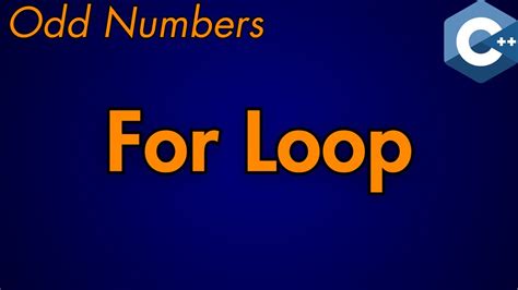 C Program To Print Odd Numbers Using For Loop Youtube
