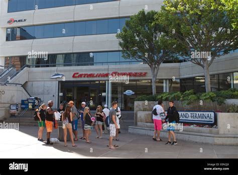The Catalina Express Ferry Boat Terminal In Long Beach California