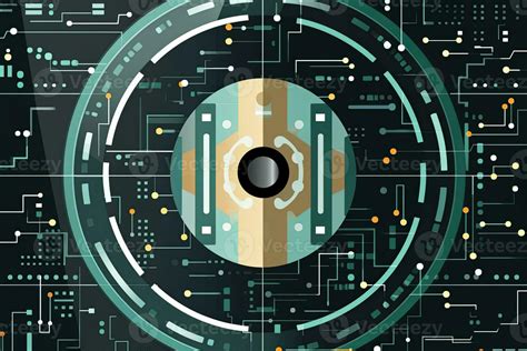Modern Tech Encrypted Data Theme Background Generative Ai 28371269