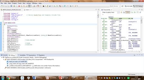 No Source Available For 0x3fe493 点击resume就出现这个错误 C2000™︎ 微控制器论坛 C2000 微控制器 E2e™ 设计支持