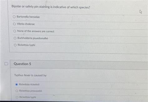Solved Bipolar Or Safety Pin Staining Is Indicative Of Which