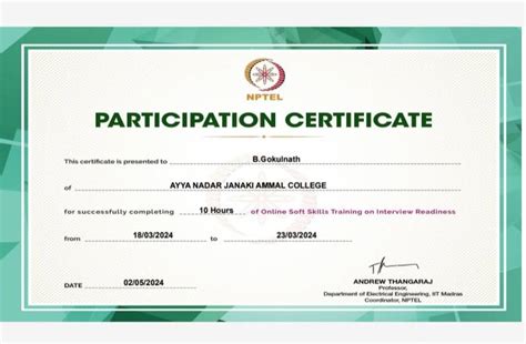 gokul nath on linkedin i am excited to share that i have completed a program in nptel and thank…