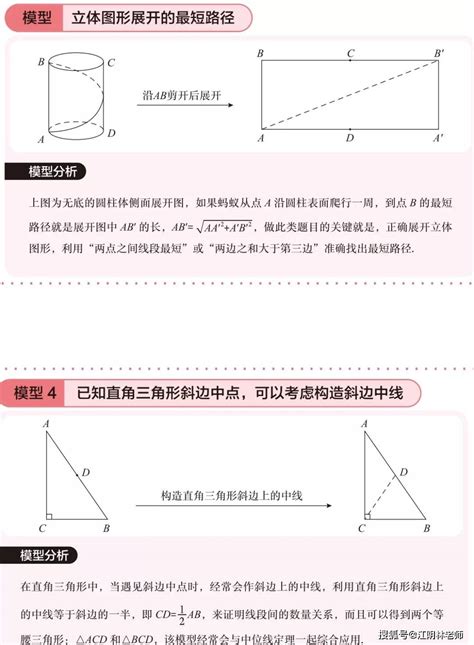 一张图汇总初中数学实用几何模型！附部分模型使用证明过程！ 搜狐大视野 搜狐新闻