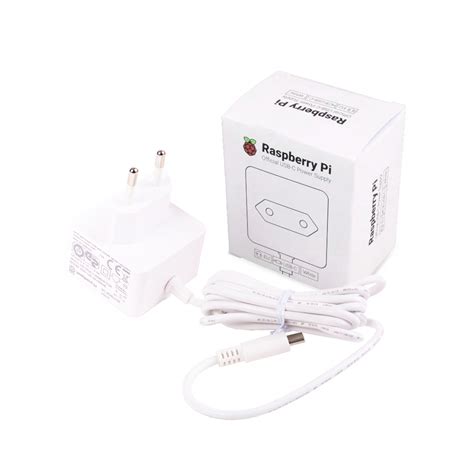 Official Raspberry Pi 4 Power Supply 15w Type C Power Supply Adapter Rees52