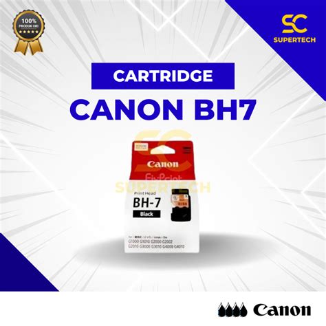 Jual Cartridge Canon Bh 7 Bh 7 Bh7 Black Hitam [original] G1000 G1010 G2000 G2010 G3000 G3010