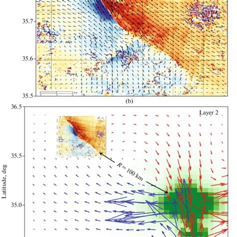 A Surface Displacement Map In The Region Of Ridgecrest Earthquakes