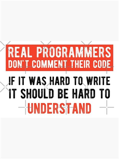 Real Programmers Don T Comment Funny Programming Jokes Light Color