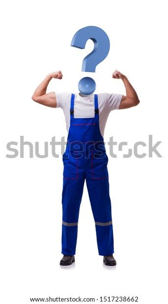 Worker Question Mark Instead Head Stock Photo 1517238662 Shutterstock