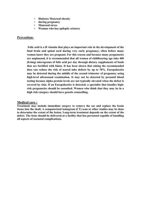 Neural Tube Defects Pdf