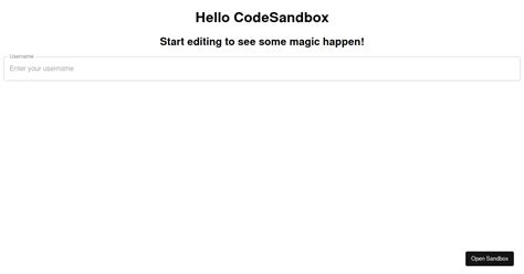Material Ui Textbox Custom Codesandbox
