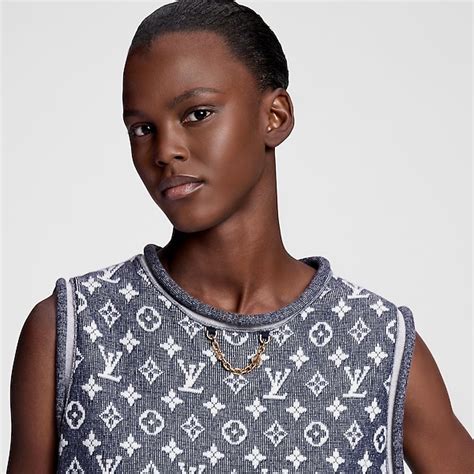 Monogram Jacquard Knit Dress Ready To Wear Louis Vuitton