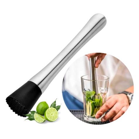 Socador Macerador De Caipirinha Para Drinks E Cozinha Inox Shopee Brasil