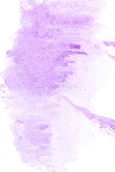 Arte Fundo Violeta Da Pintura Da Aquarela Planeta Bonito Ilustração