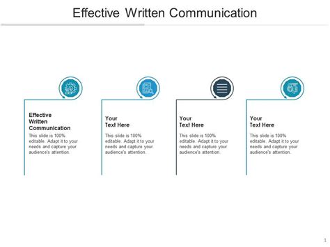 Effective Written Communication Ppt Powerpoint Presentation Model Pictures Cpb Presentation
