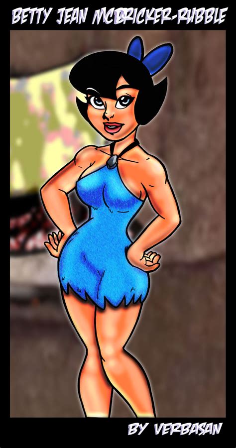 Betty Rubble By Verbasan Redux By Bro Harl On Deviantart
