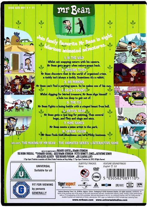 Mr Bean The Animated Adventures Number 1 DVD UK IMPORT