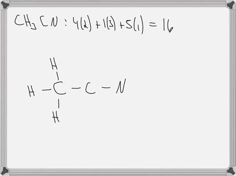 4 Consider The Methyl Cyanide Molecule Ch3cn I Draw The Lewis Structure Of Ch3cn Ii