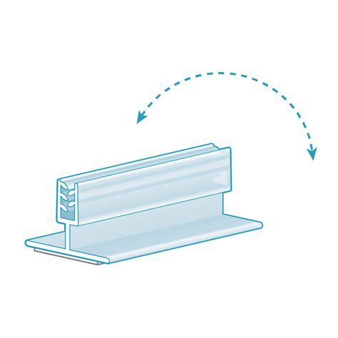 T Style Hinged Holds Up To 0187 Sign Clips And Grips Kostklip