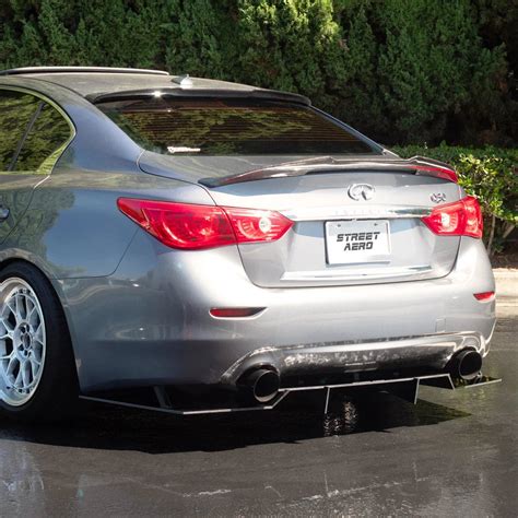 2014 2017 Infiniti Q50 Rear Diffuser Street Aero