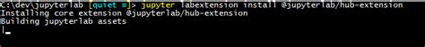 make extension management quiet by vidartf · pull request 6567 · jupyterlab jupyterlab · github