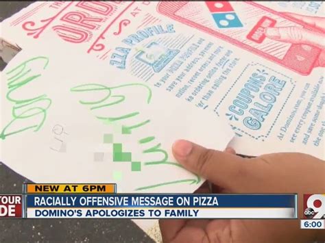 Did Local Dominos Serve Racist Note With Pizza