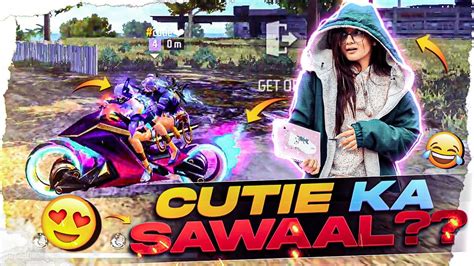 Cutie Ka Sawaal🤣 Free Fire Funny Commentary 😝 Freefire