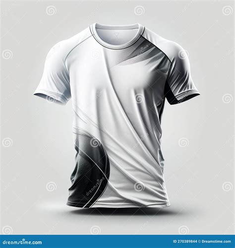 Realistic T Shirt Mockup Stock Illustration Illustration Of Design