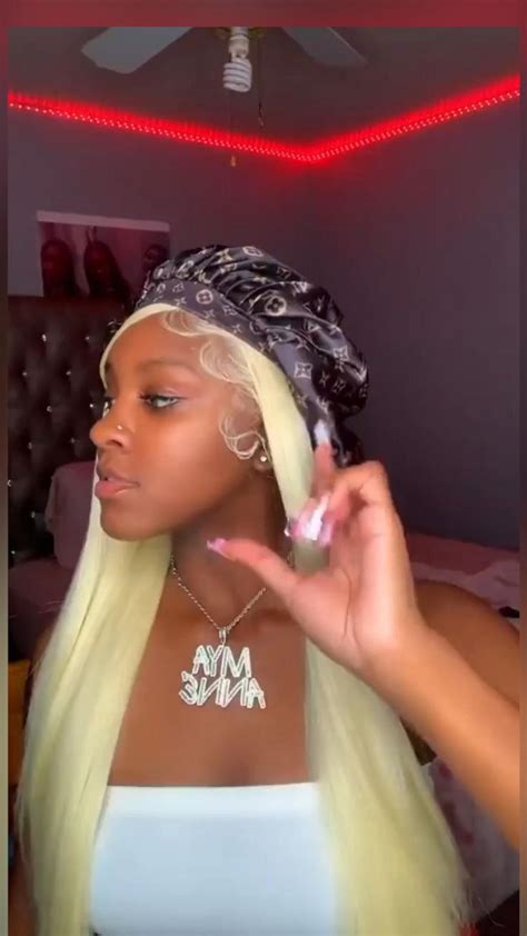 Blonde Wig Human Hair Wigs Blonde Highlights Front Lace Wigs Human Hair