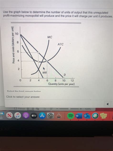 solved use the graph below to determine the number of units