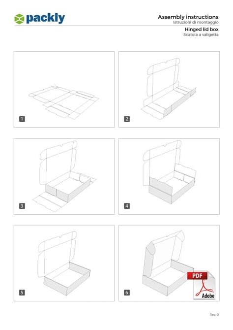 Assembly Instructions Hinged Lid Box Packly Help Center