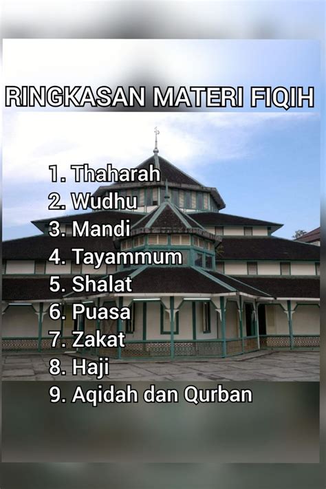 Ringkasan Materi Fiqih Ibadah · Karyakarsa