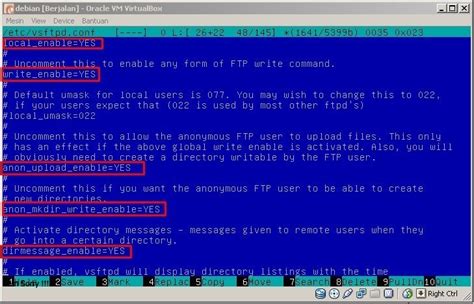 Instalasi Dan Konfigurasi FTP Server Di Debian Seputar Teknik Komputer Dan Jaringan