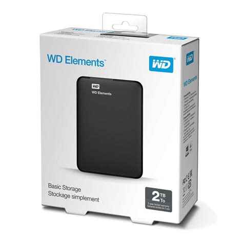 Dysk zewnętrzny HDD WD Elements Portable WDBU6Y0020BBK WESN 2 TB, 2.5 ...