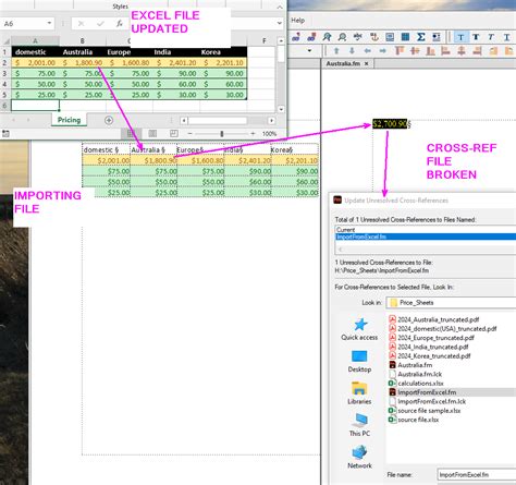 Framemaker Update Cross References To Imported Sp Adobe Community
