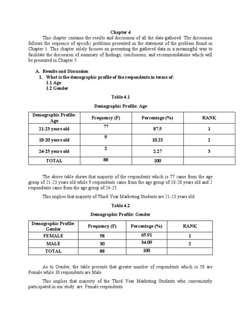 Chapter 4 Thesis Pdf E Commerce Marketing